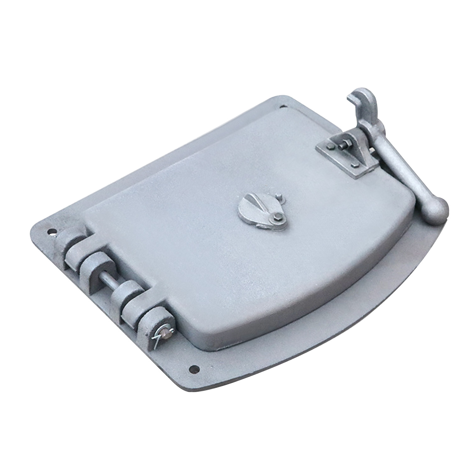 Arched Chain Type Vertical Boiler Door Cast Iron Stove Door